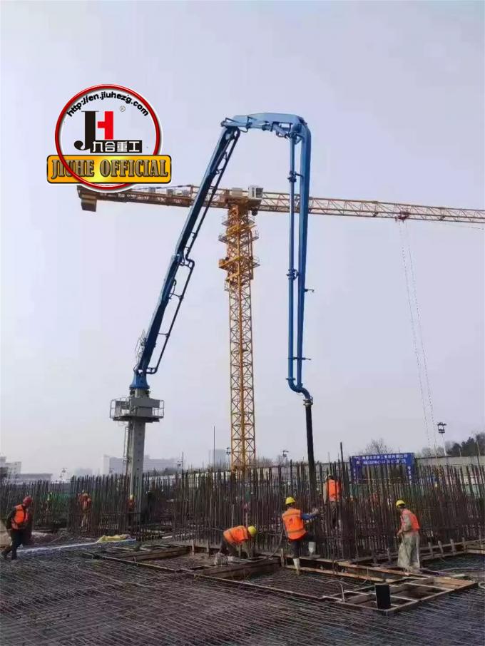 JIUHE HG33 33 Meters Self-Climbing Concrete Placing Boom Concrete ...