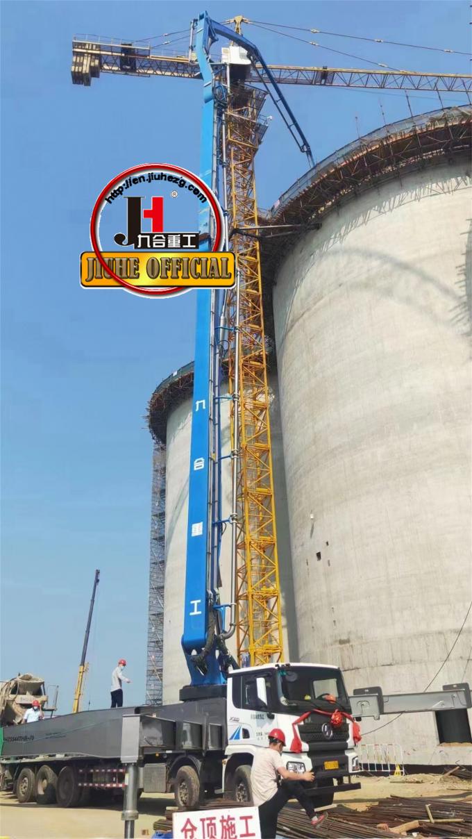 JIUHE 70m Buena calidad camión montado bomba de hormigón