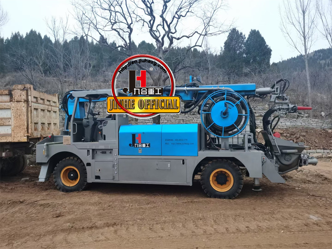 JIUHE New Machine Concrete Sprayer Pump Truck Mounted Wet Concrete ...
