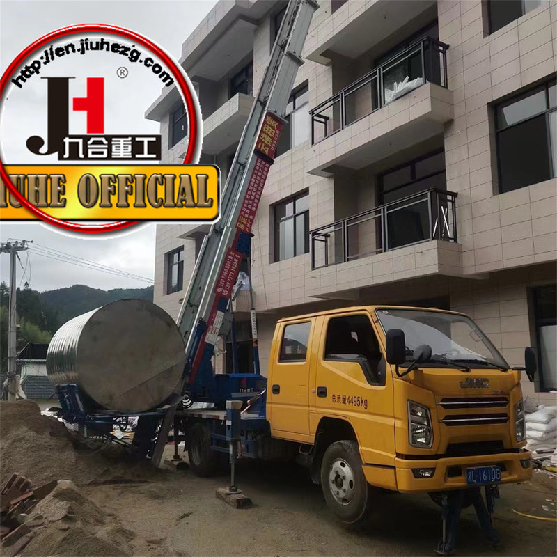 JIUHE Brand 32m 36m 45m 65m Working Height Aerial Turntable Telescopic ...
