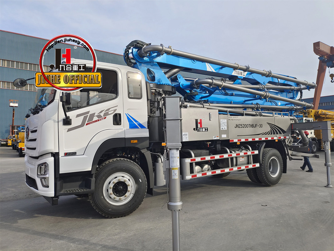 JIUHE Small Concrete Line Pump Truck Boom 30m For Small Project ...