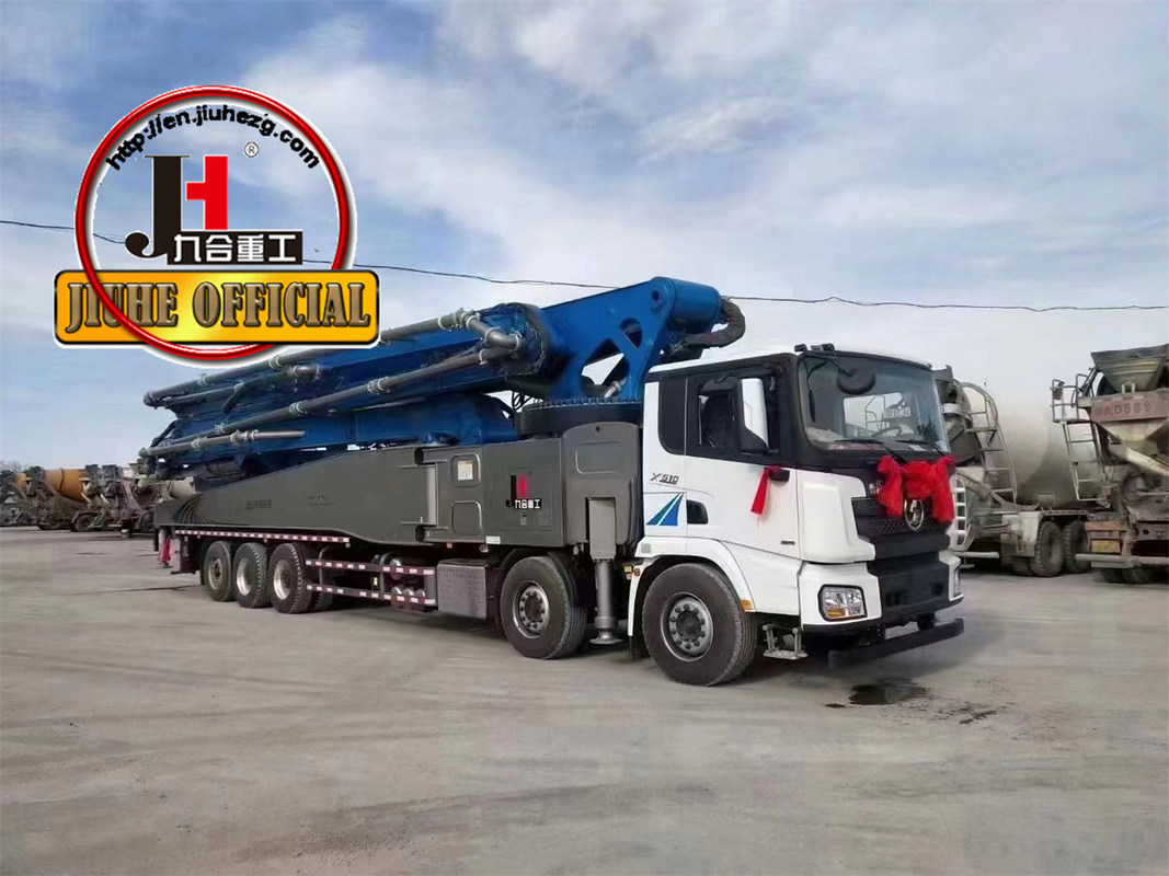 JIUHE 70m Boom Large Concrete Pump Truck Big Concrete Pump Truck 70m ...