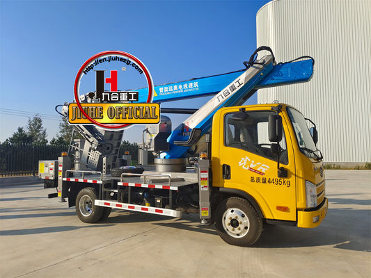 JIUHE SINOTRUK HOWO 4*2 Hydraulic Lift Platform Truck 45m Truck Mounted ...