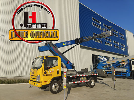 JIUHE SINOTRUK HOWO 4*2 Hydraulic Lift Platform Truck 45m Truck Mounted ...