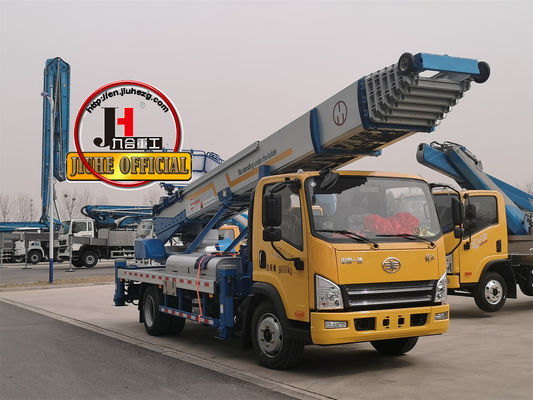 High-Altitude Operation JIUHE 45m Telescopic Ladder Truck Lift New ...