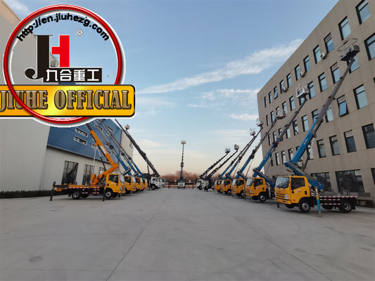 JIUHE Brand New JMC Double Row 32M 36M Bucket Truck Aerial Ladder Truck ...