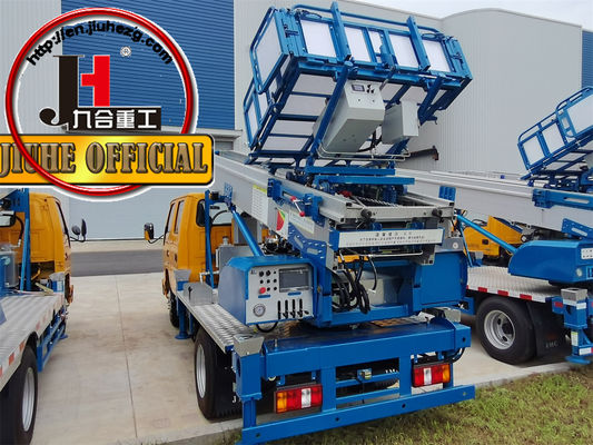 JIUHE Brand New JMC Double Row 32M 36M Bucket Truck Aerial Ladder Truck ...