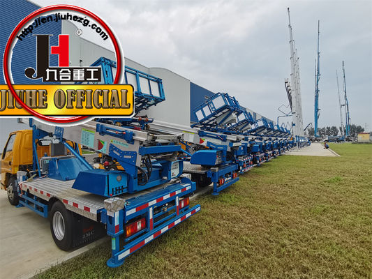 JIUHE Brand New JMC Double Row 32M 36M Bucket Truck Aerial Ladder Truck ...