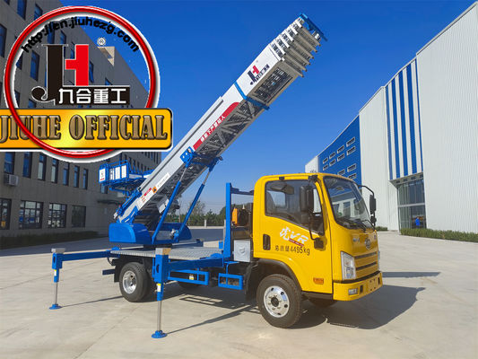 100 Ft Aerial Ladder Truck Mobile Elevator Rated Load 400kg