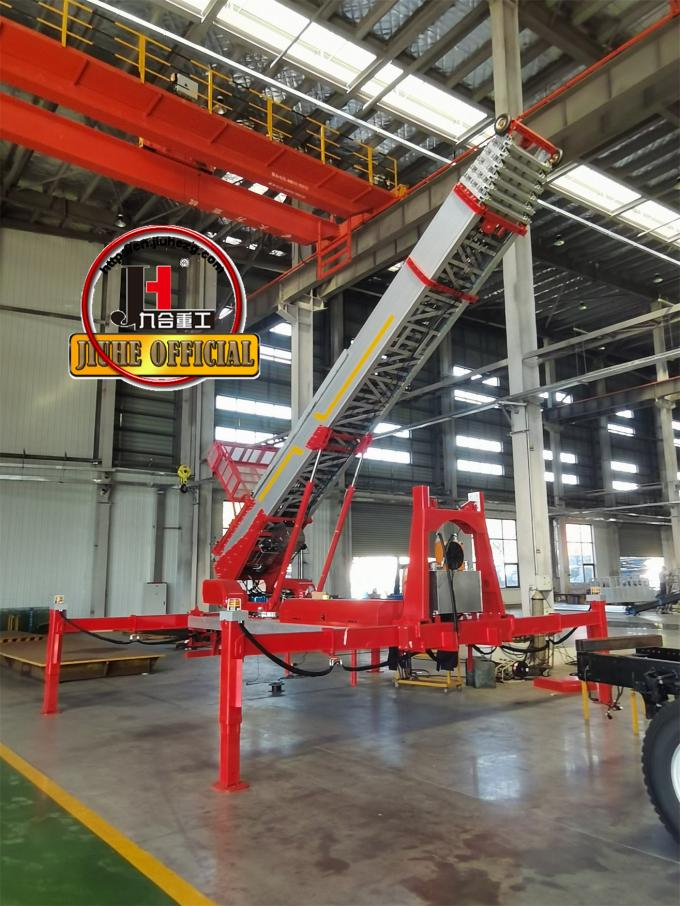 Ladder Lift Truck Hydraulic Boom Lift Aerial Manlift Work Platform ...